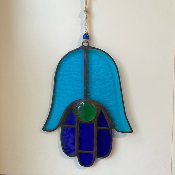 Accents | Hamasa Fatima Window Sun Catcher Vintage Stained Glass | Poshmark